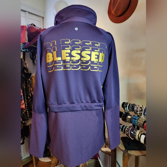 Avia | Tops | Custom Blessed Track Jacket | Poshmark